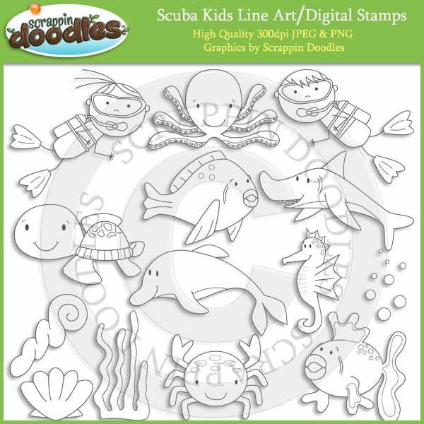 Scuba Kids – Scrappin Doodles