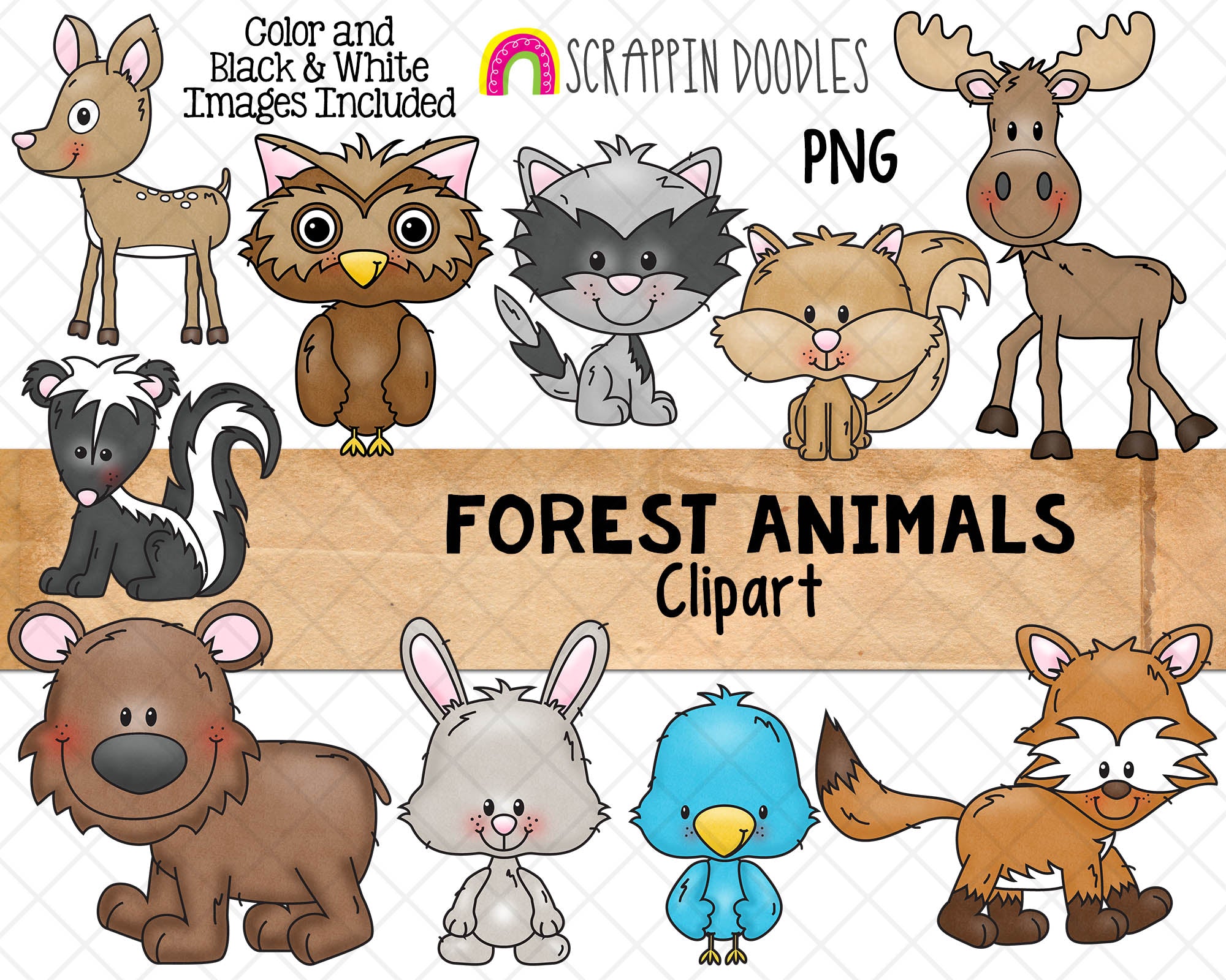 Free Clip Art Forest Animals