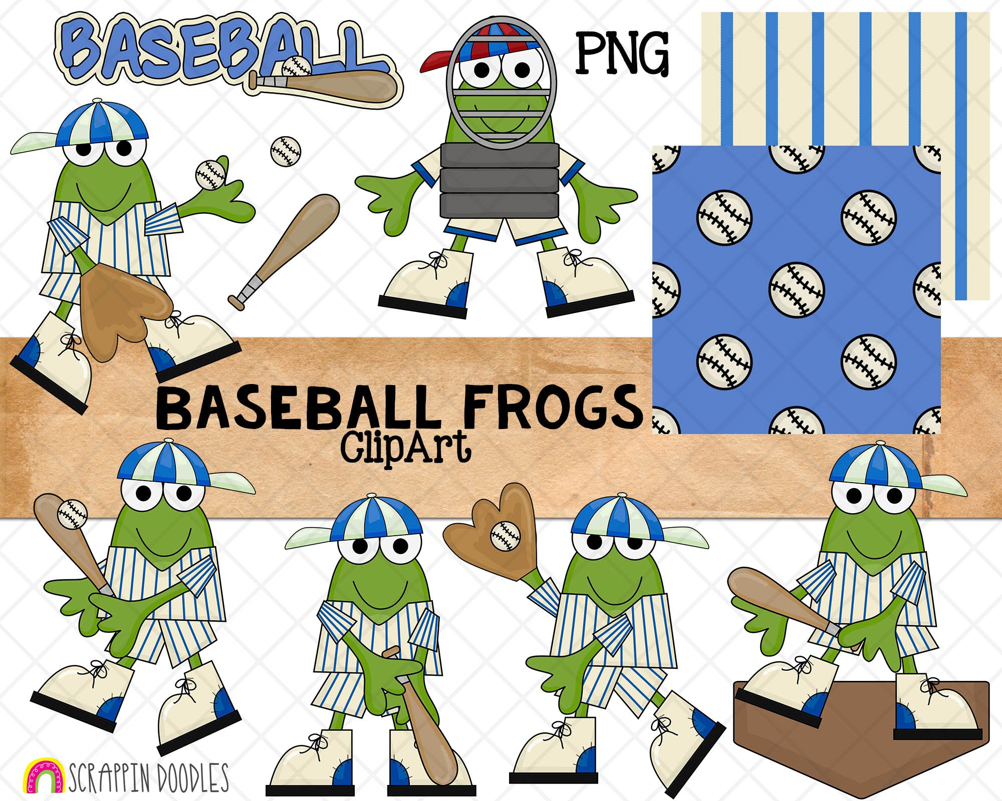 Frogs ClipArt Bundle - Frog ClipArt - Open License – Scrappin Doodles