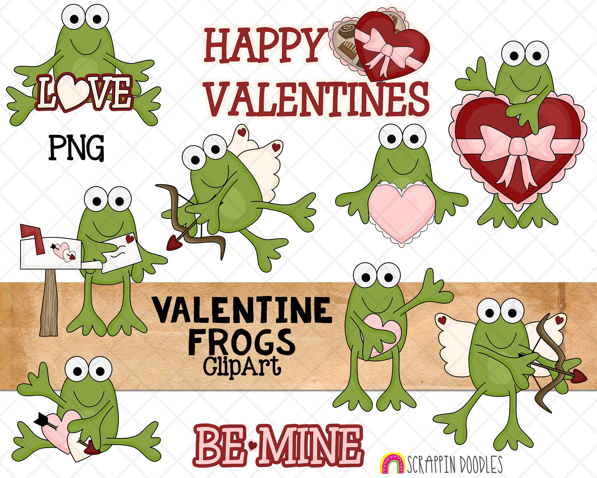 Frogs ClipArt Bundle - Frog ClipArt - Open License – Scrappin Doodles