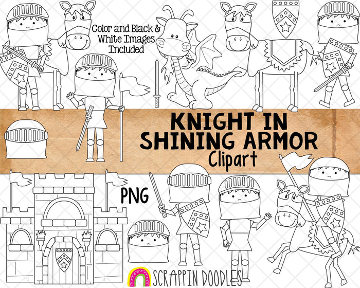 Knight In Shining Armour ClipArt - Commercial Use PNG Sublimation Grap ...