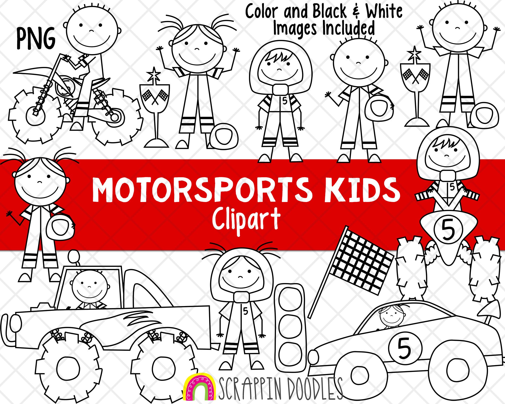Race Car Clipart For Kids