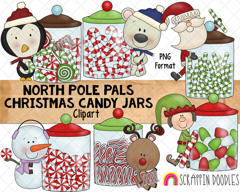 North Pole On Globe Clipart
