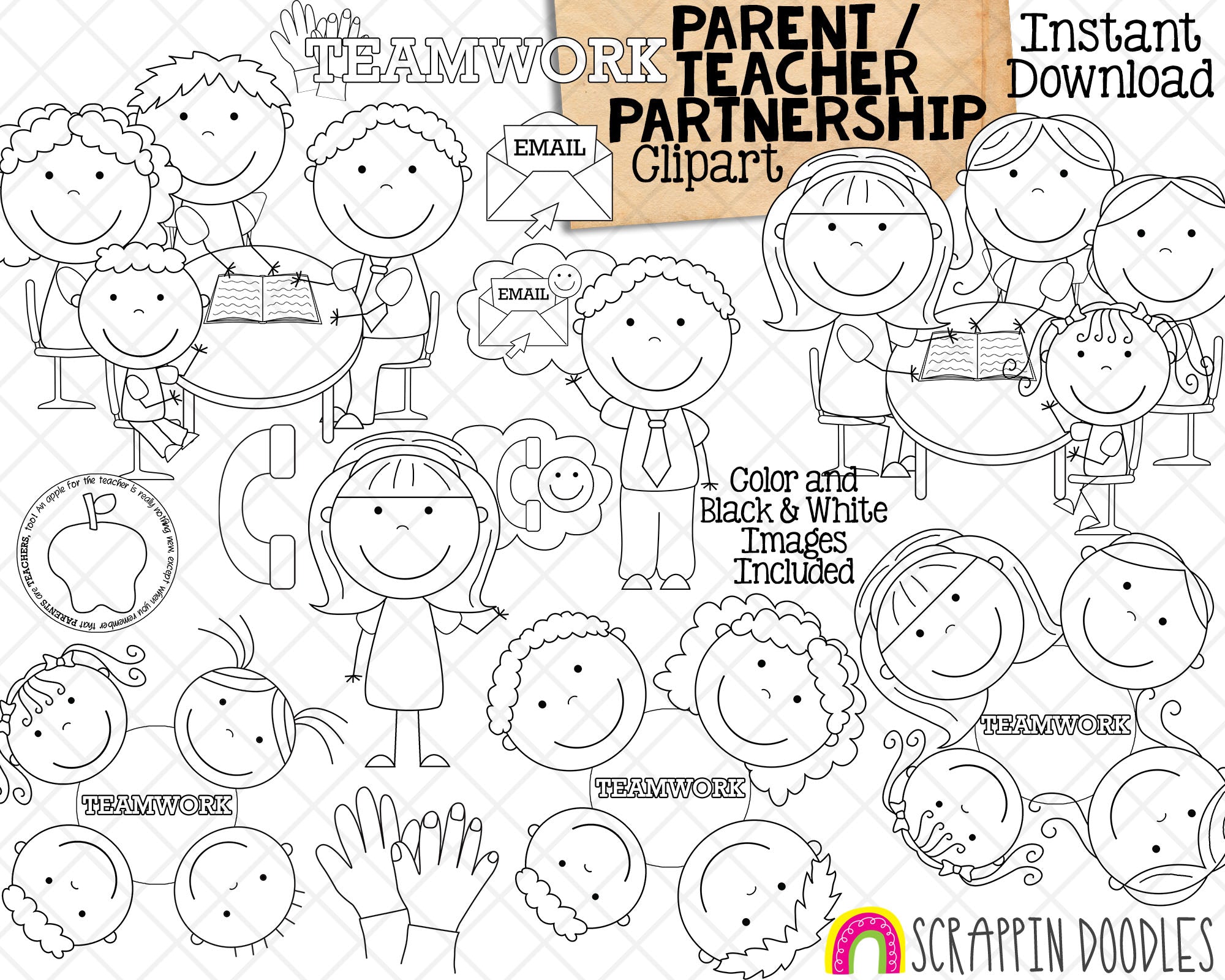 Parent Teacher Meeting Clipart