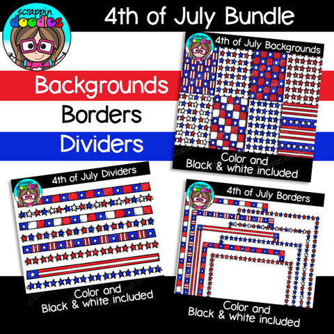 Free 4th Of July Borders Clip Art