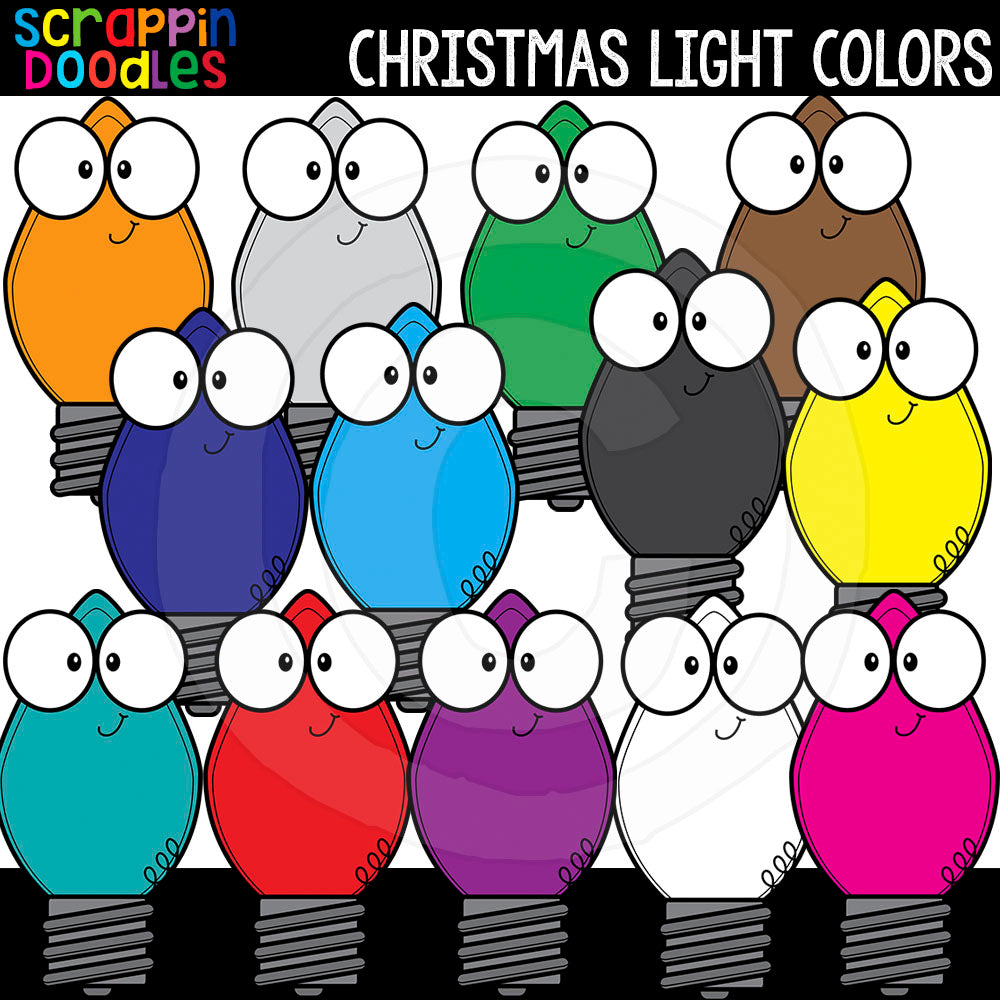 Lights Christmas Light Clip Art 3,282 Christmas Light Bundle