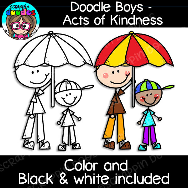 Kindness Clipart Black And White