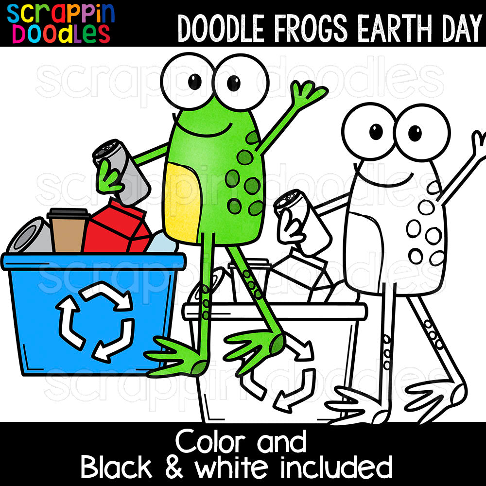 Doodle Frogs Clip Art Bundle 2 - Seasons & Holidays – Scrappin Doodles