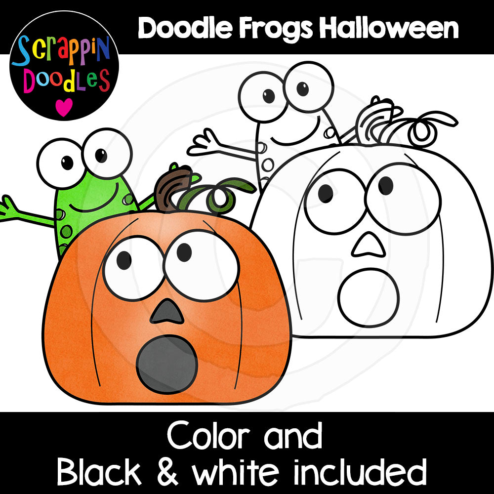 Doodle Frogs Clip Art Bundle 2 - Seasons & Holidays – Scrappin Doodles