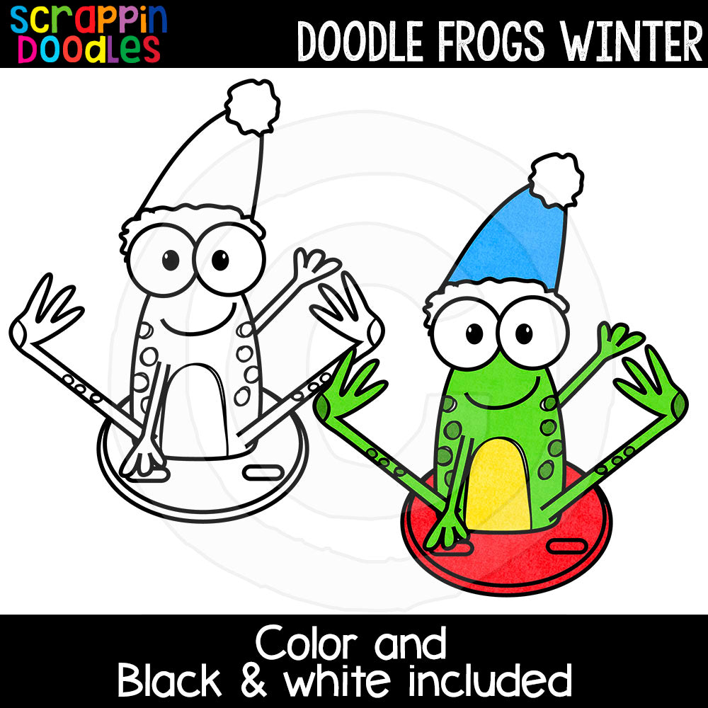 Doodle Frogs Clip Art Bundle 2 - Seasons & Holidays – Scrappin Doodles