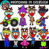 Reindeer In Disguise Clipart – Scrappin Doodles