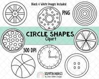 Shapes Clip Art - Real Life Circle Shape ClipArt - Geometric Shapes ...