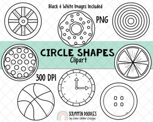 Shapes Clip Art - Real Life Circle Shape ClipArt - Geometric Shapes ...