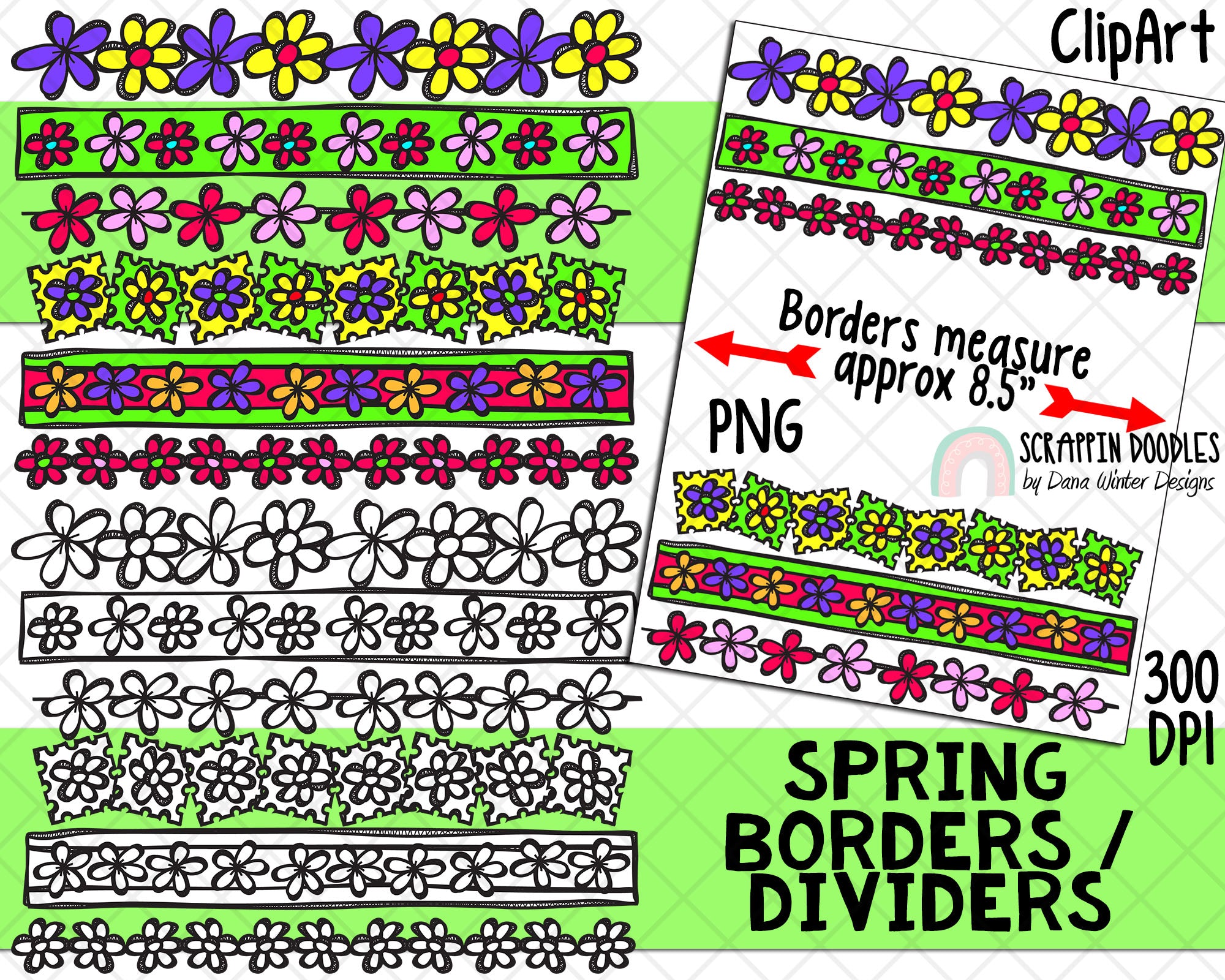 Spring Border Clipart