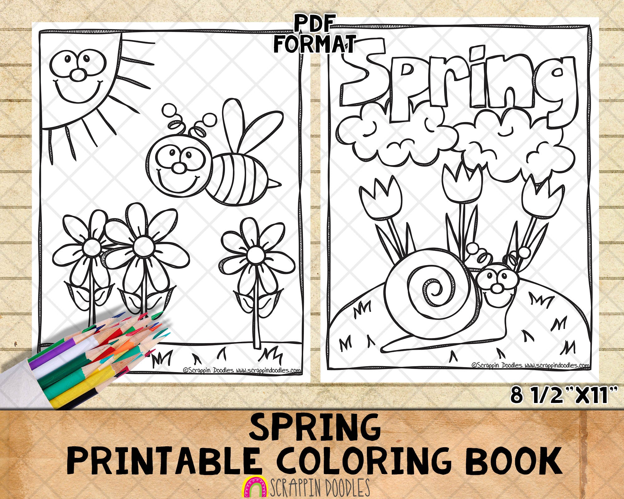 Coloring Pages For Apring