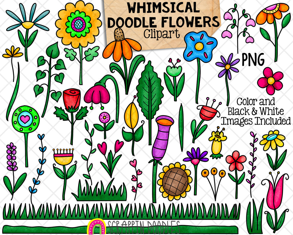 Spring Village ClipArt - Flower Shop Tulip House - Whimsical Houses ...